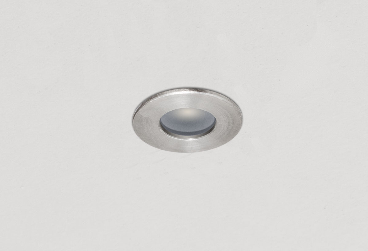 LED Lichtpunkt - rund - Edelstahl IP68 - 12V/DC - 0,1W - 6000K