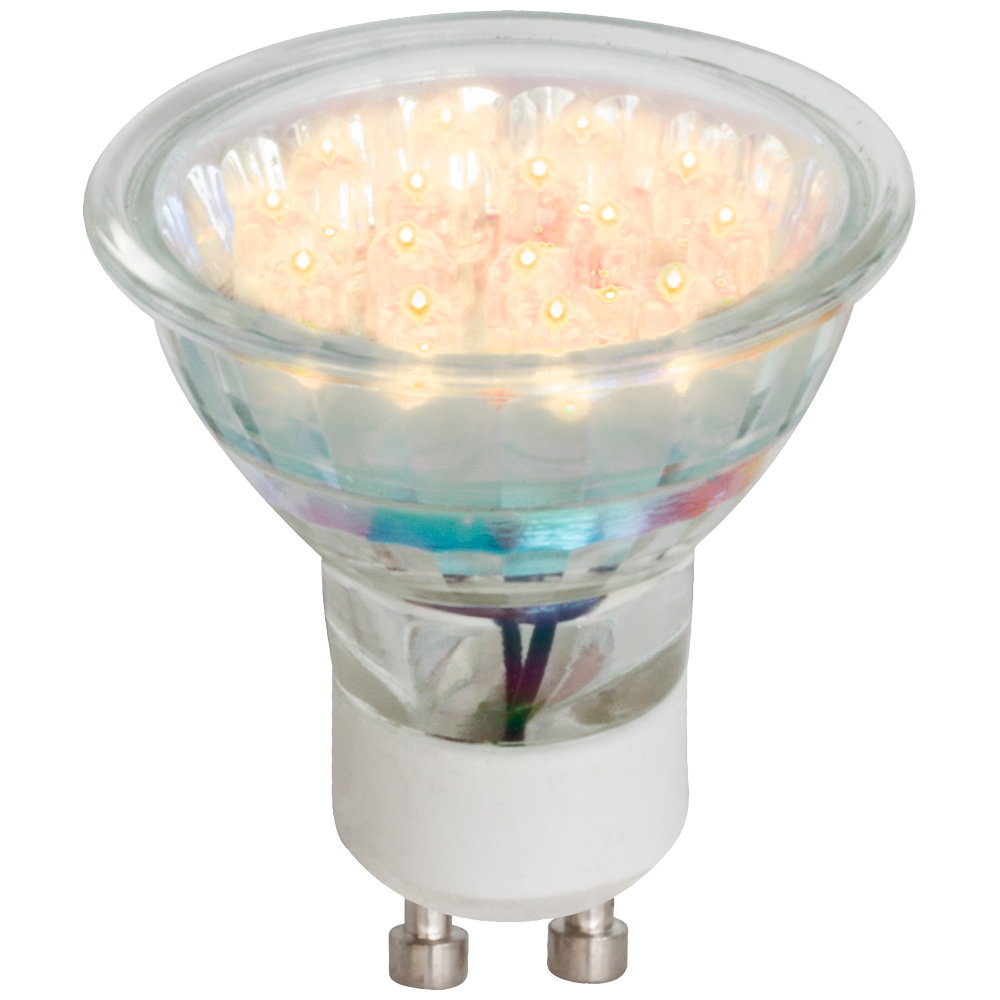 LED Leuchtmittel - GU10 - 230V/AC SMD-LED - 1,8W - 3000K - 44lm - 38°