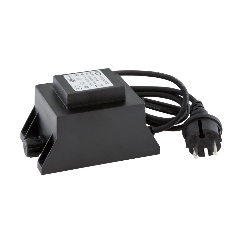 Trafo 12V/AC - 53-105W - IP44 - Primär: 230-240V/AC Sekundär: Buchse ...