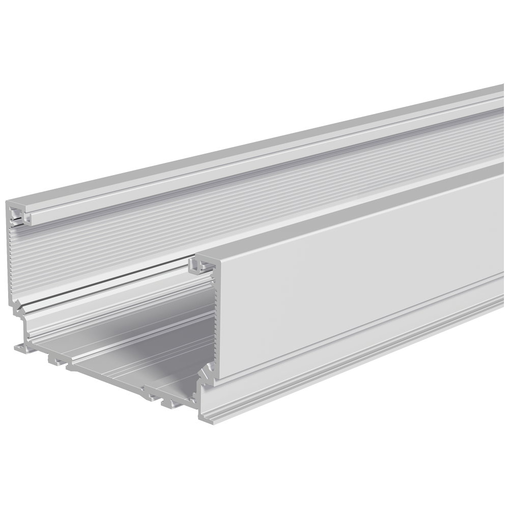 Kabelkanal Aluminium-Profil - 100cm - Alu eloxiert