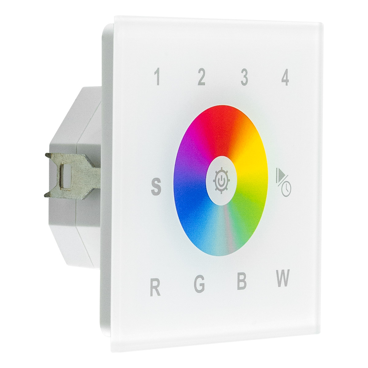 DALI-Wandpanel RGB+W (weiß) - 100-240V/AC 4-Kanal