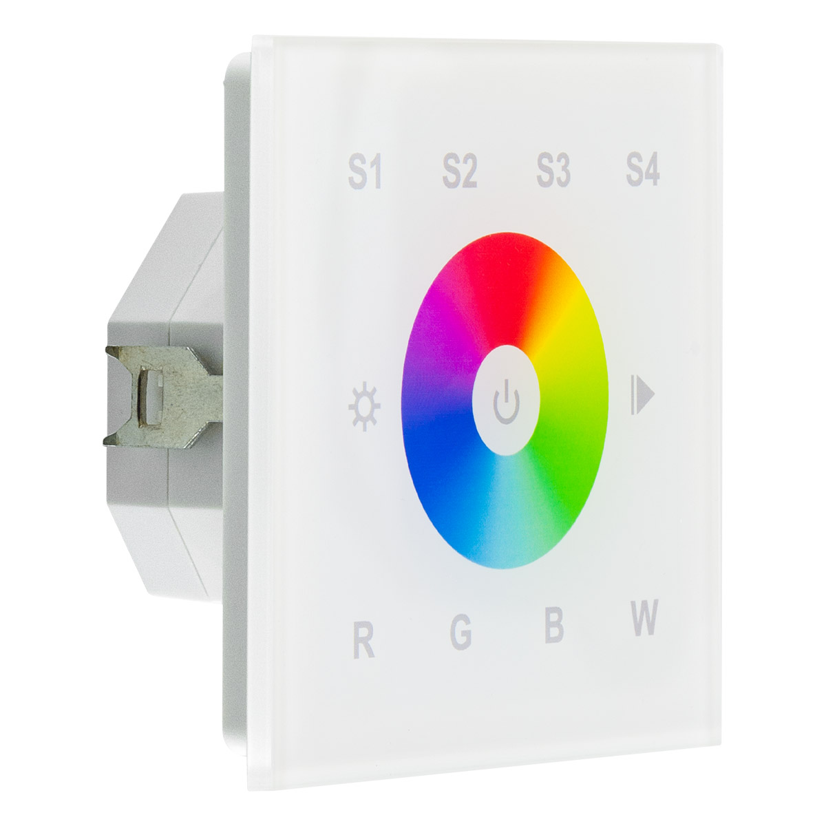 DALI-Wandpanel RGB+W (weiß) - 100-240V/AC 1-Kanal