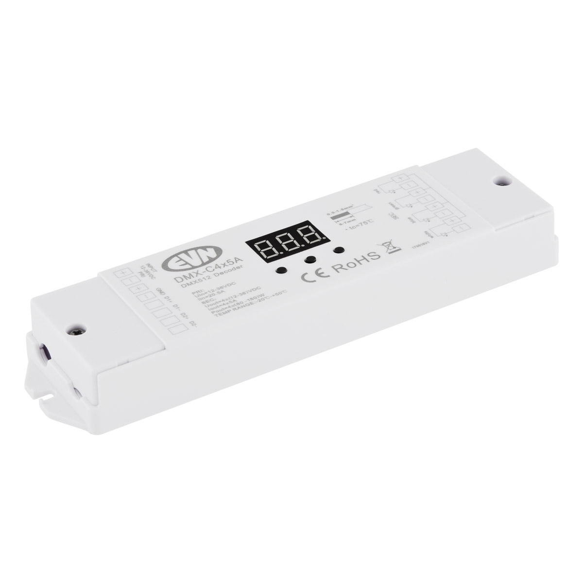 DMX-Controller - 12-36V/DC - max. 240-720W