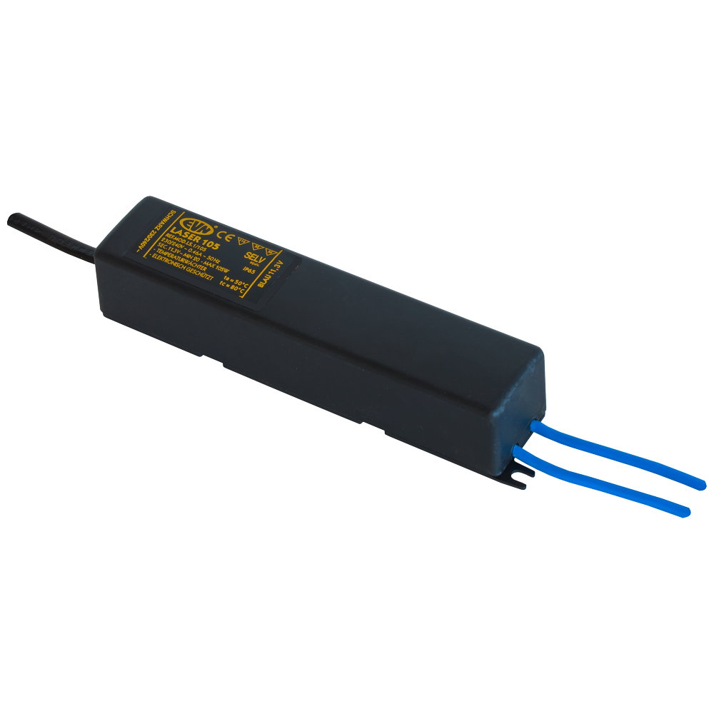 Elektr. Trafo 12V/AC - 20-105W - IP65 - Primär: 230-240V/AC ...