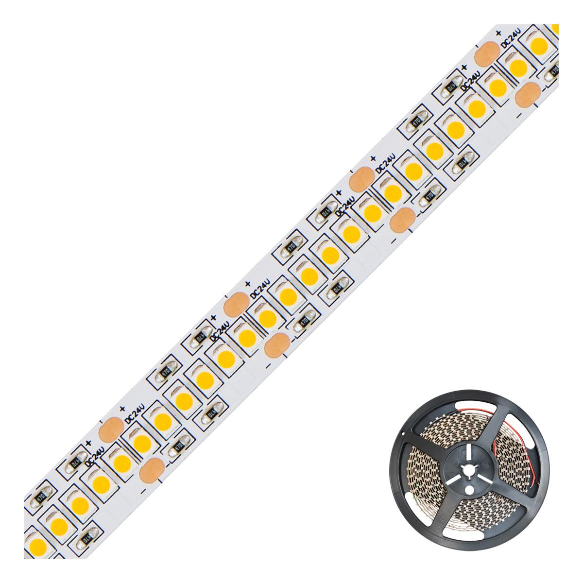 LED-Strip - IP20 - 24V/DC - 38,4W/m - 4224lm/m - 240LED/m 5m-Rolle ...