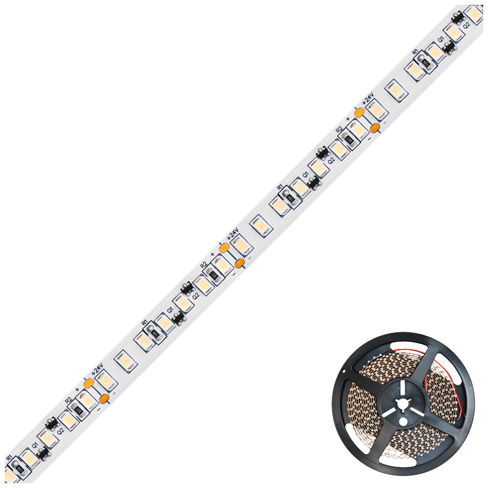 LED-Strip - IP20 - 24V/DC - 12W/m - 1400lm/m - 140LED/m 5m-Rolle - 6000K