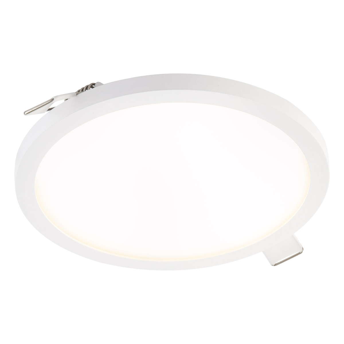 LED Einbaupanel - rund - weiß - IP20 12W - 3000K- 900lm - 100-250V