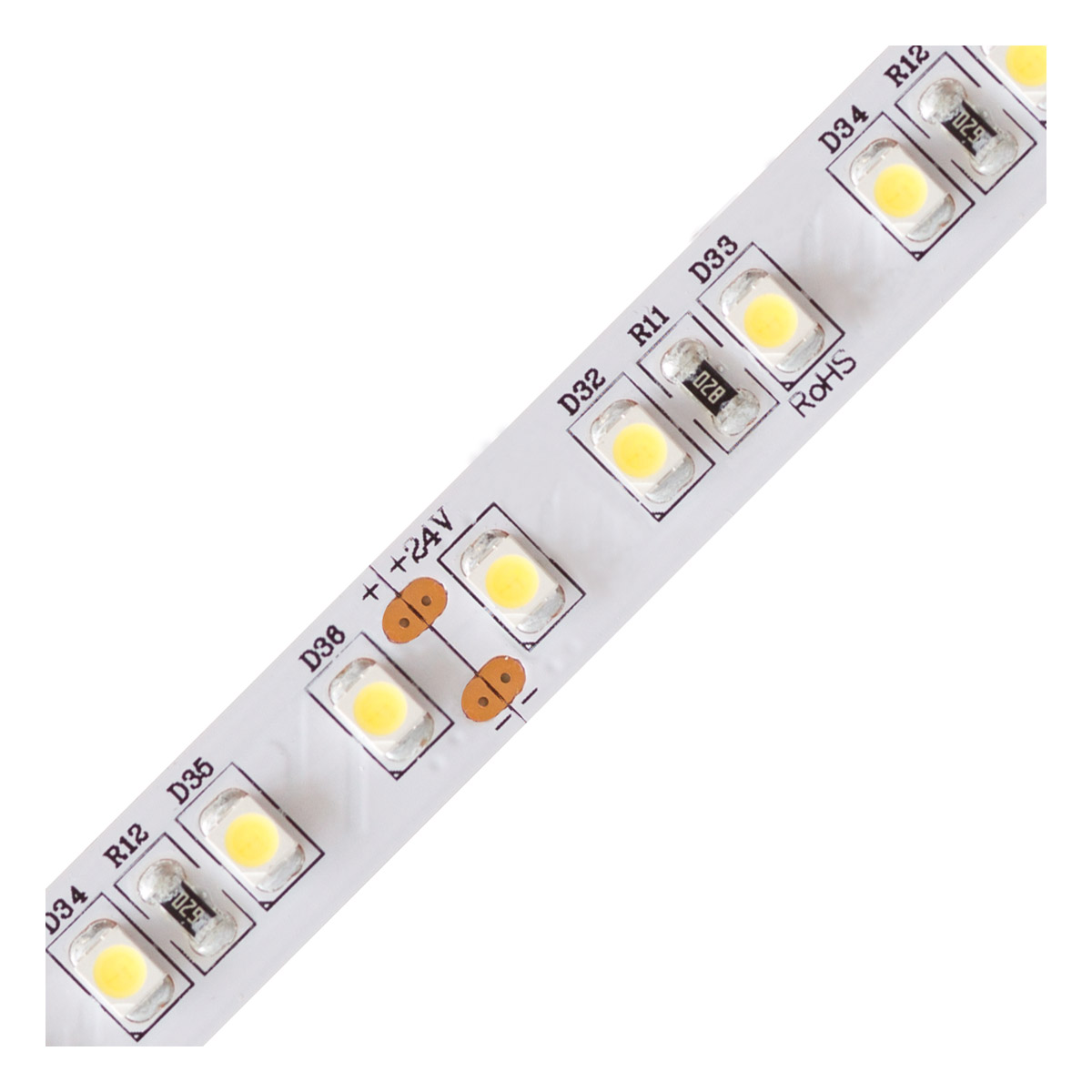 LED-Strip - IP20 - 24V/DC - 9,6W/m - 912lm/m - 120LED/m 3000K ...